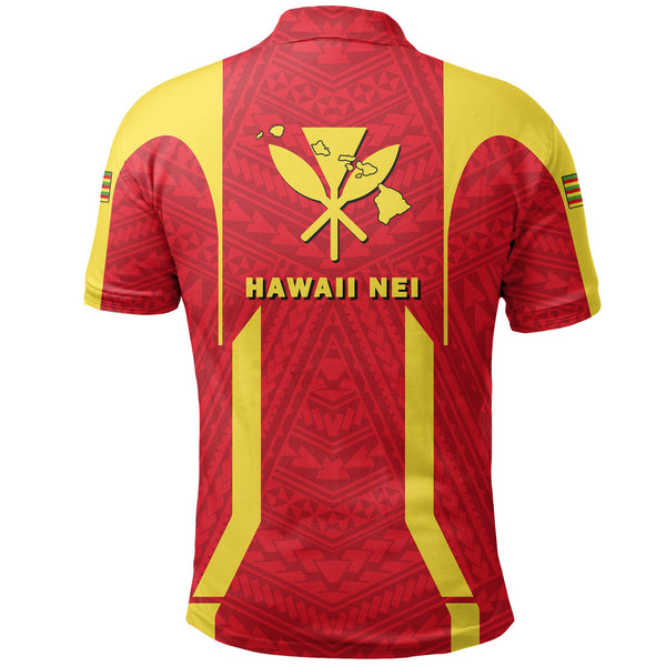 Hawaii Kanaka Polynesian Mauna Kea Polo Shirt