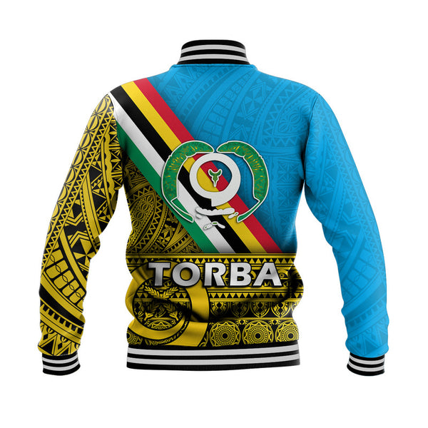 Vanuatu Torba Province Day Baseball Jacket Torba Flag Color Style LT9