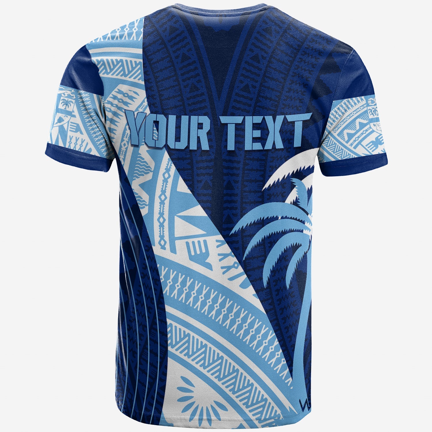 Custom Fiji Sevens T Shirt Kaiviti Kesakesa LT7