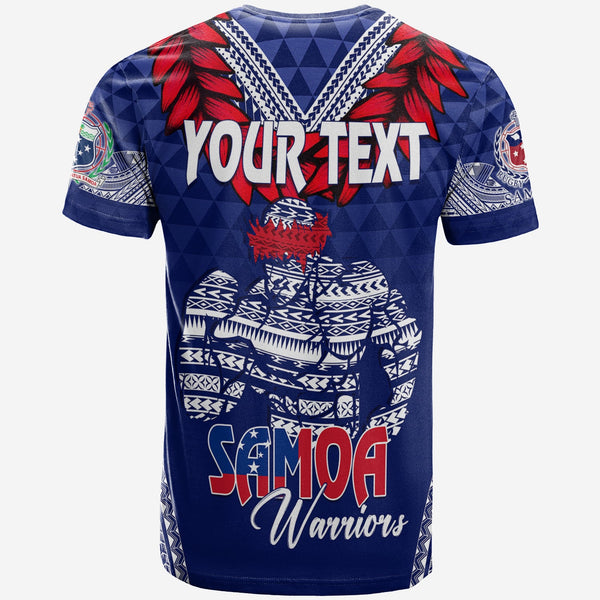 Custom Toa Samoa T-Shirt - Ulafala Style Samoa Warriors LT7