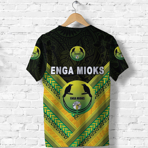 Papua New Guinea Enga Mioks T Shirt Rugby Original Style Black LT8