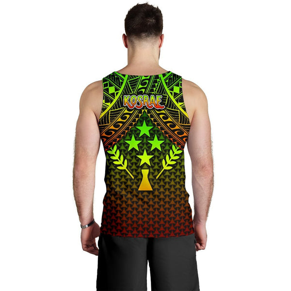 Polynesian Kosrae Men's Tank Top - Reggae Vintage Polynesian Patterns