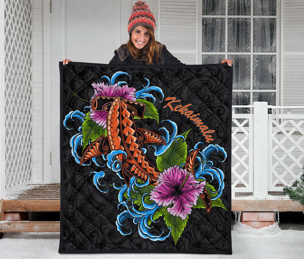(Kekaimalu) Hawaii Polynesian Premium Quilt - Cephalofoil Tattoo ...