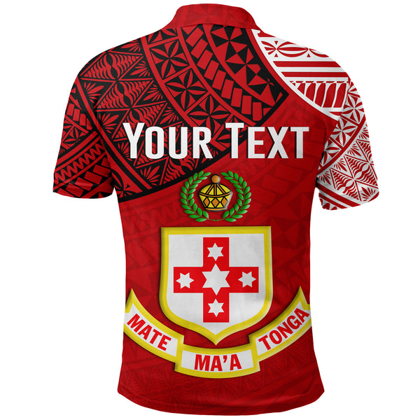 Custom Tonga College Atele Polo Shirt Kolisi Tonga LT4