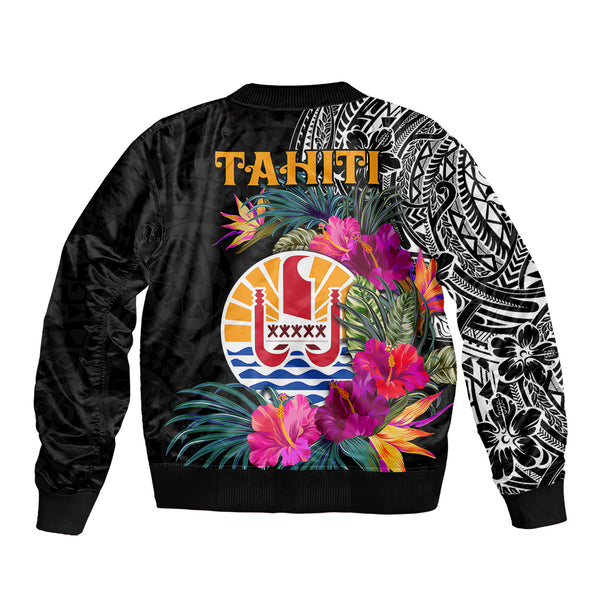 Tahiti Island Bomber Jacket French Polynesian Tropical LT9