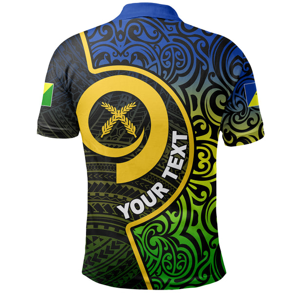 Custom Malampa Province Polo Shirt Flag Color LT6